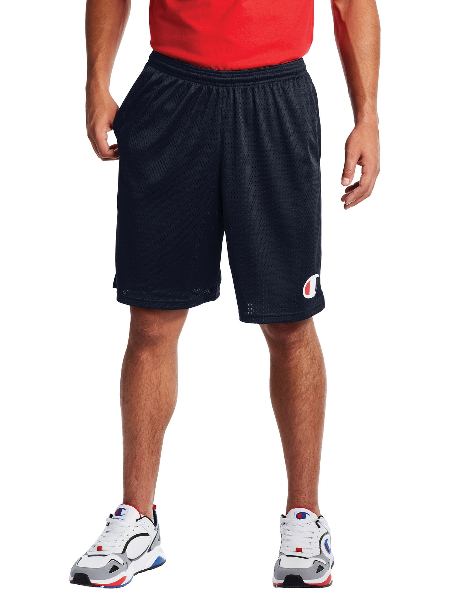 Champion Men's 9" Graphic Mesh Shorts - Walmart.com