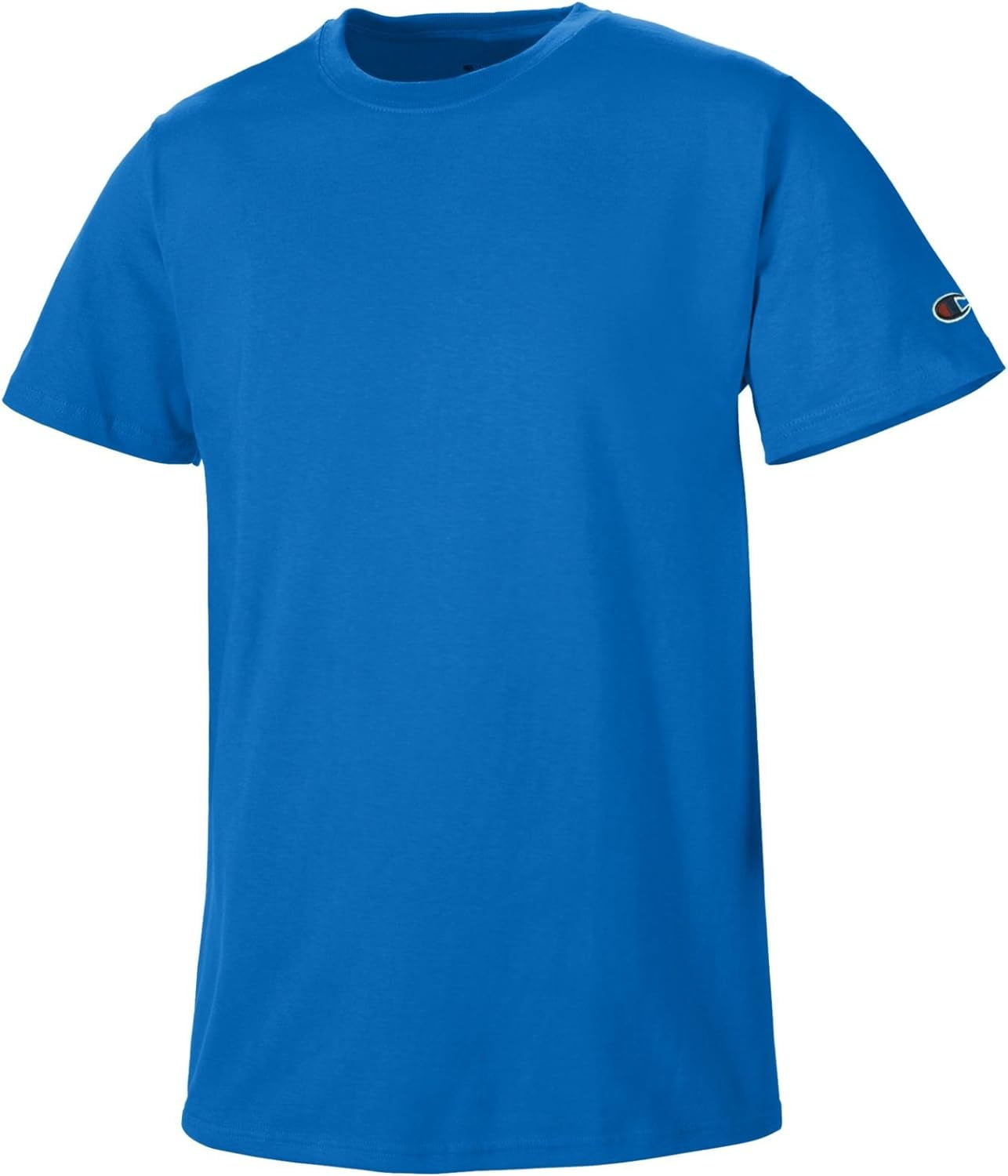 Champion Men's Basic Short Sleeve Tee Shirt_Royal Blue_L - Walmart.com