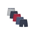 Champion Men’s Boxer Briefs – 5 Pack Cotton Flex Underwear, Longer Leg ...