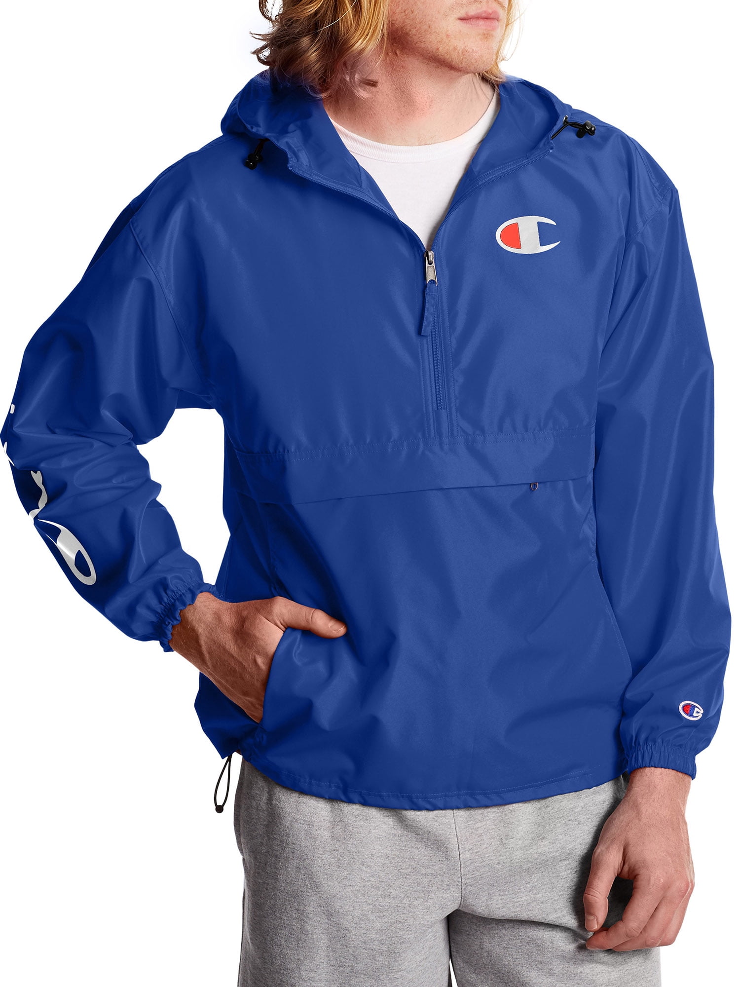 Champion Men's C-Logo Stadium Packable Jacket - Walmart.com