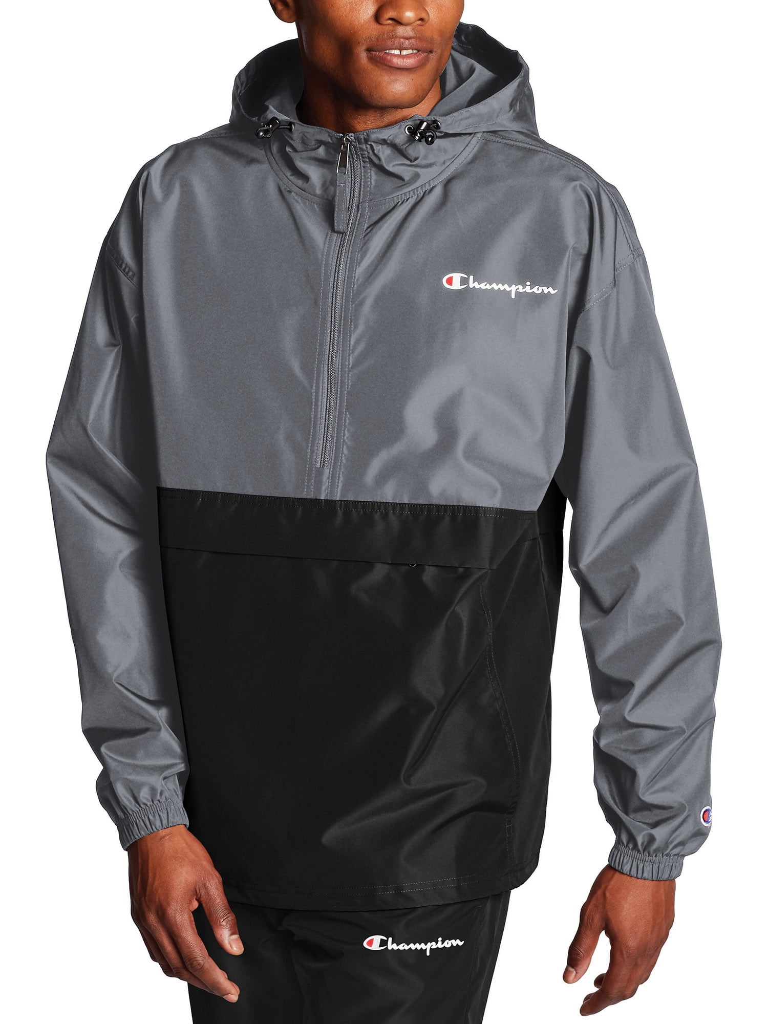 Champion Men's Colorblocked Packable Jacket, Sizes S-L - Walmart.com