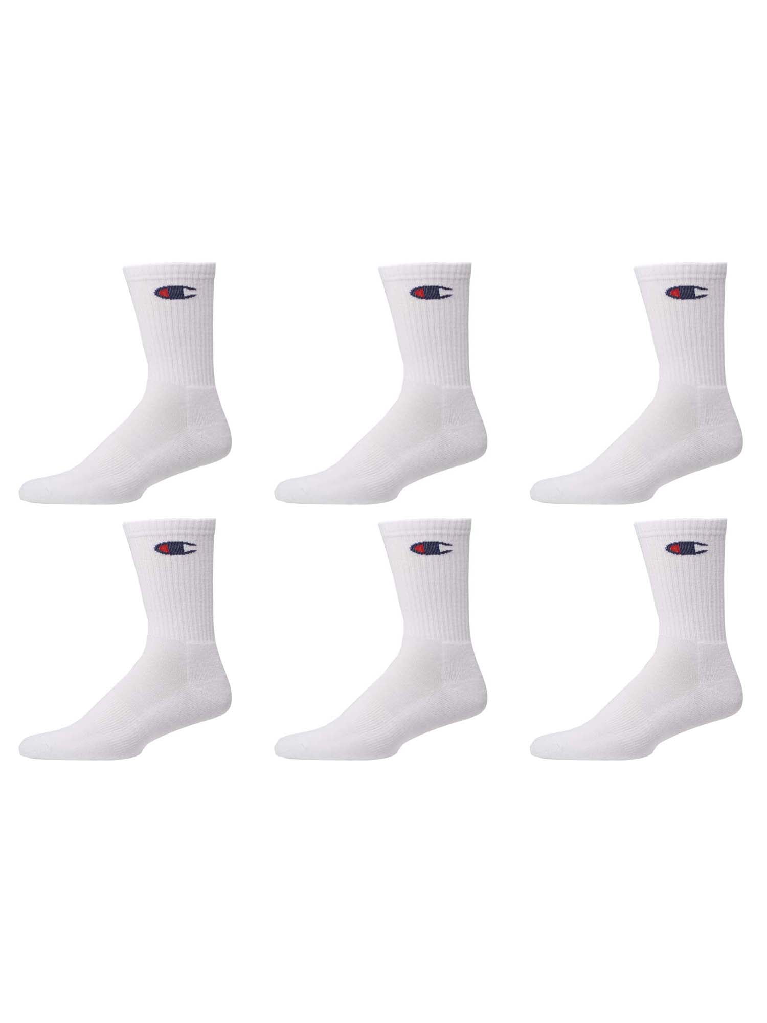 Champion Men's Crew Socks Gift Box, 6 Pack - Walmart.com