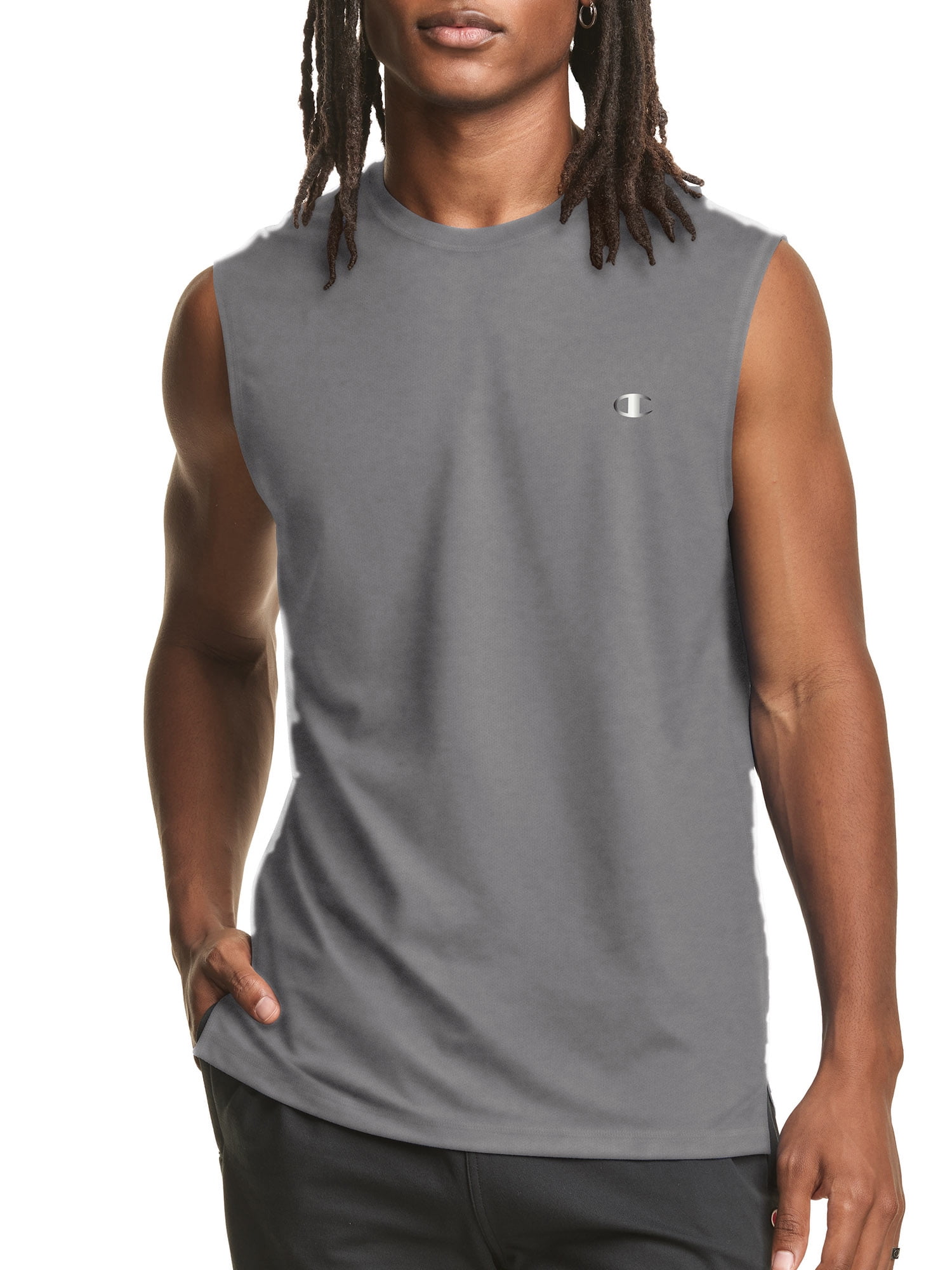 Champion Men's Double Dry Performance Muscle T-Shirt, up to Size 2XL ...