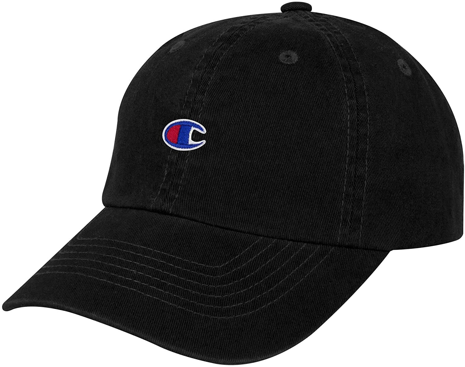Champion Men's Father Dad Adjustable Curve Bill Hat Black - Walmart.com