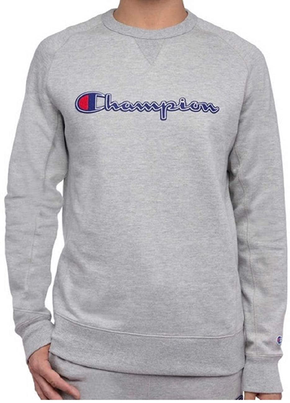 Champion Men's Fleece Crewneck Sweatshirt - Walmart.com