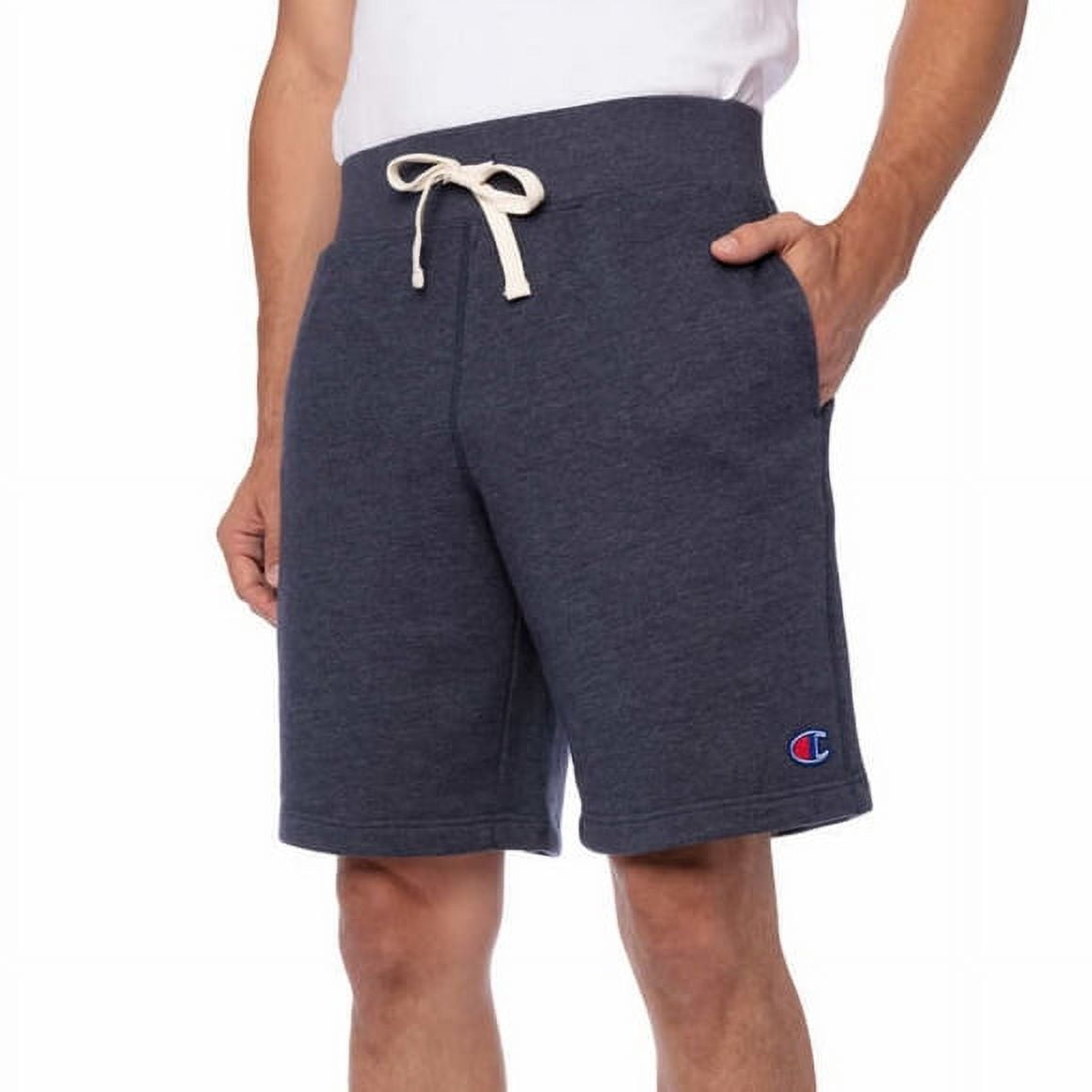 Champion Men's French Terry Drawstring Shorts, Navy Medium - NEW ...