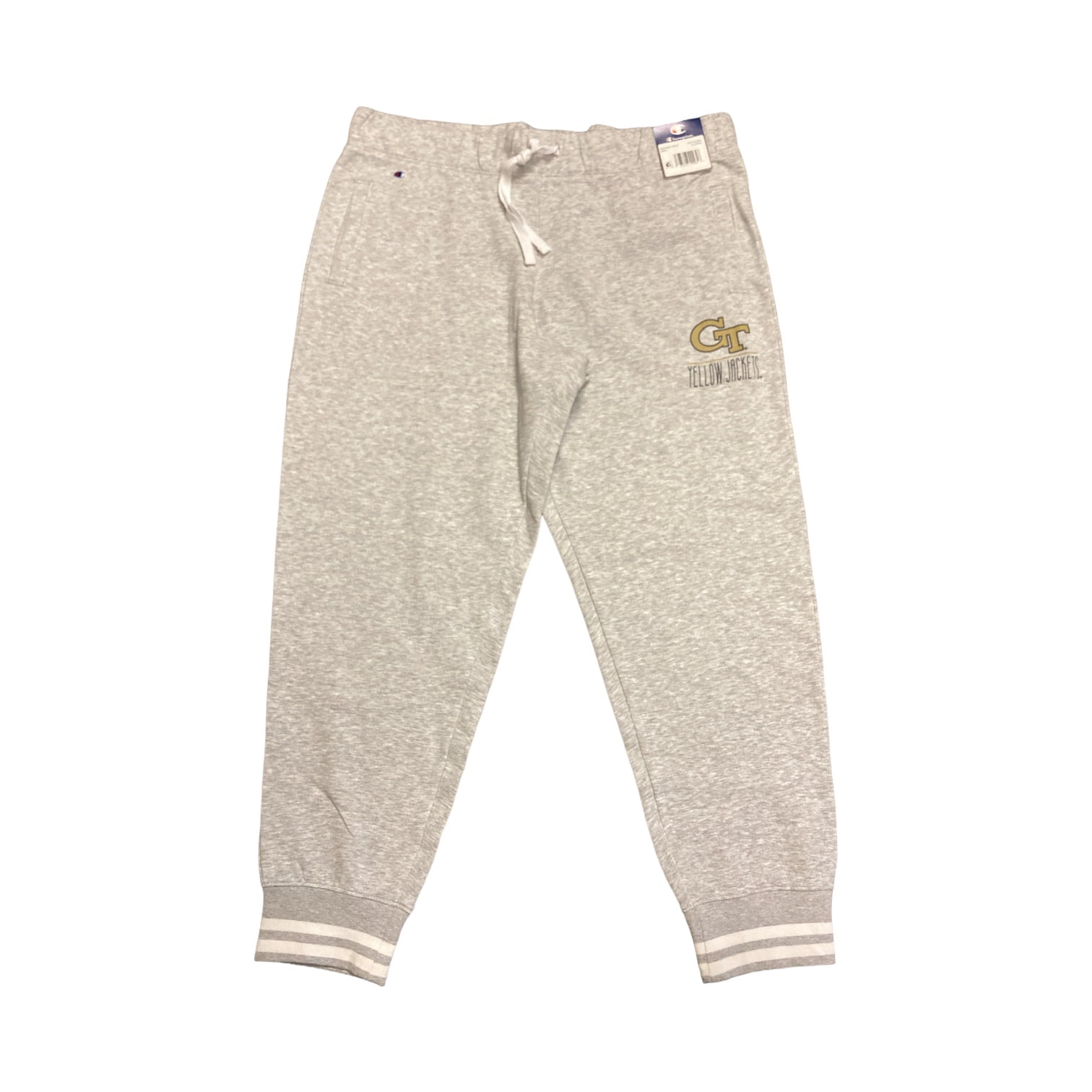 Champion Men's Graphic Team Logo Elastic Waist Jogger Pant (Light Grey ...