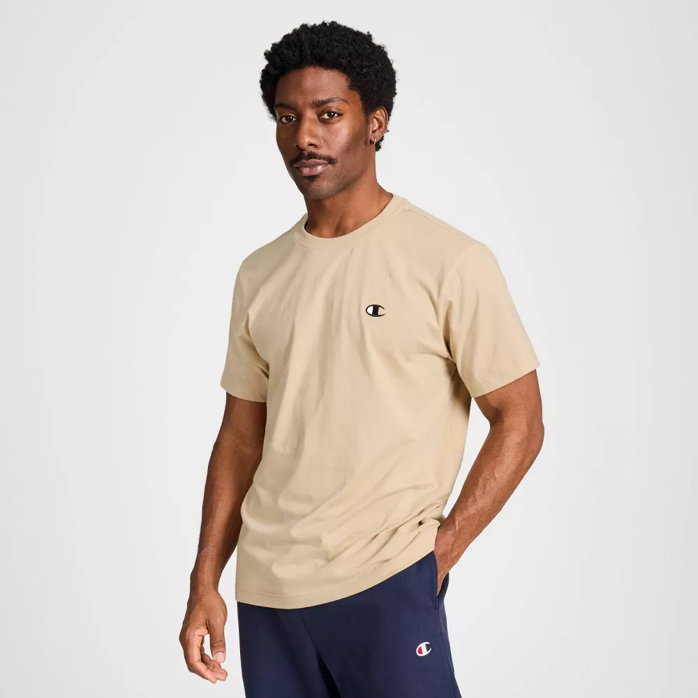 Champion Men's Iconic T-Shirt - Irish Beige S - Walmart.com