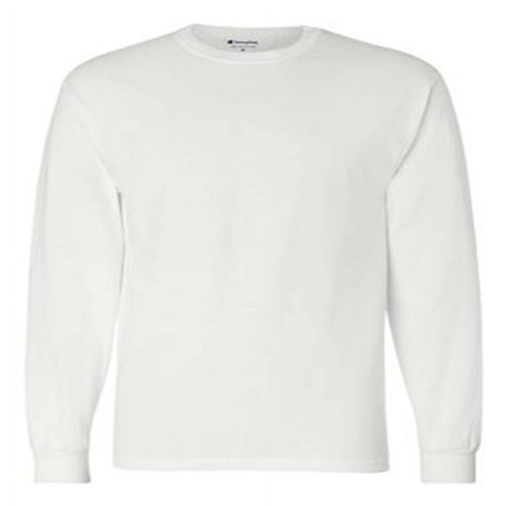 Champion Men's Long Sleeve Crew Neck T-Shirt - Walmart.com