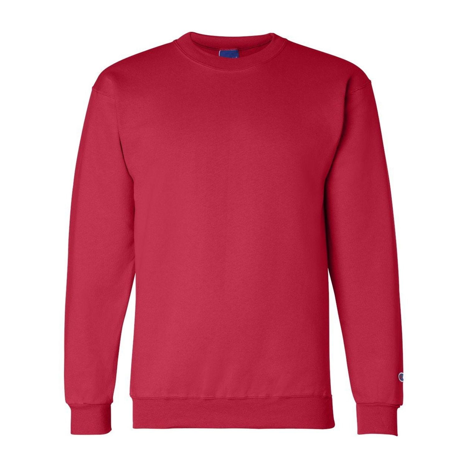 Champion Men's Rib Knit Cuffs Coverstitch Crew Neck Sweatshirt ...