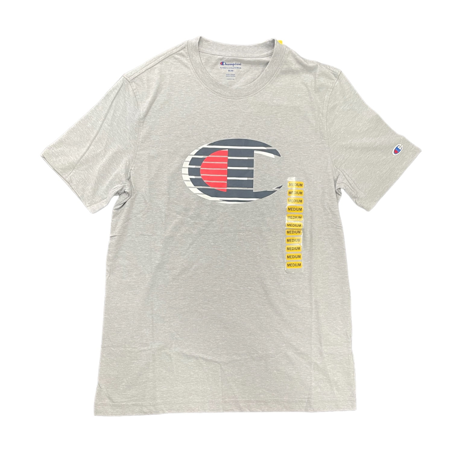 Champion Men's Short Sleeve Screen Print Graphic Logo Tee - Walmart.com