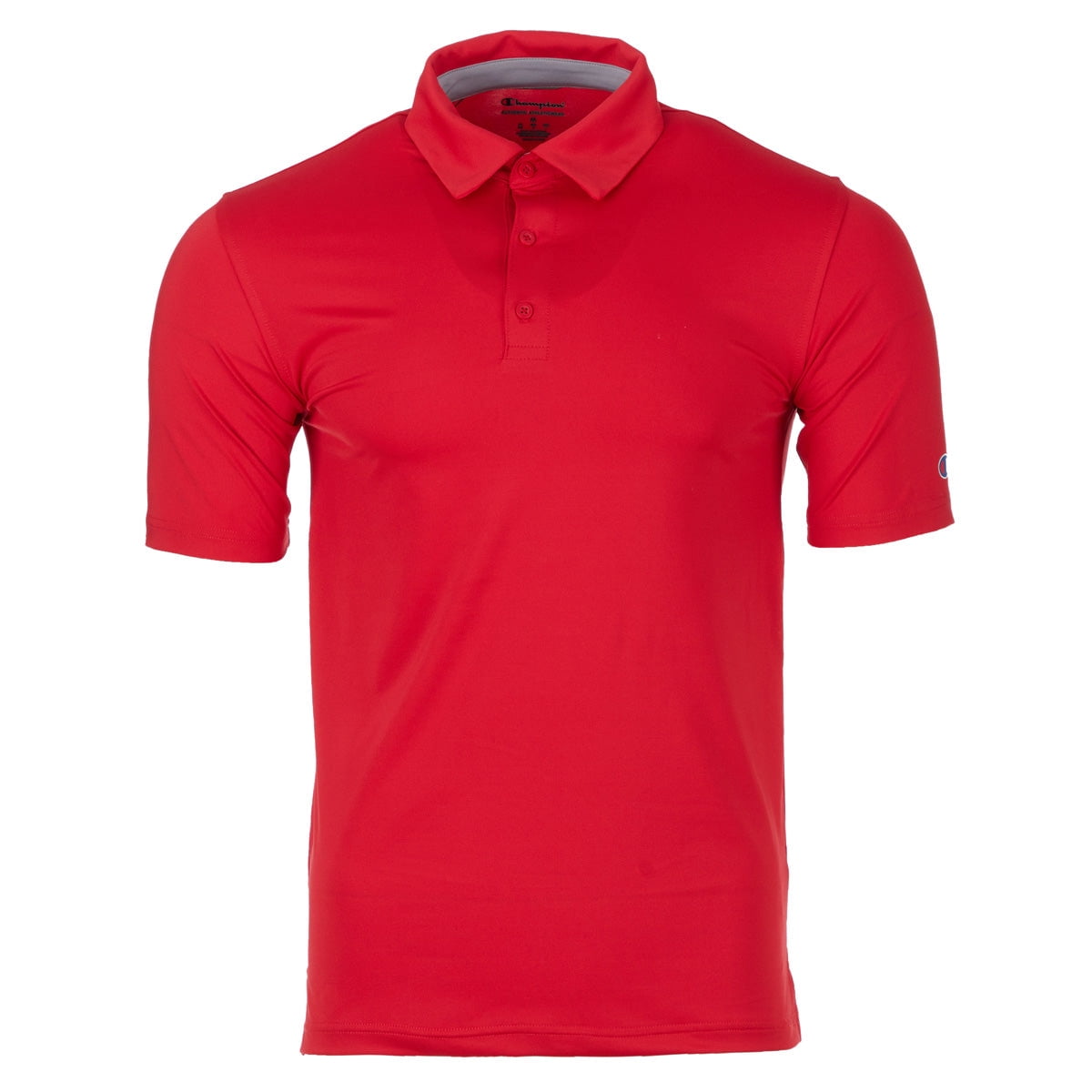 Champion Men's Solid Polo Scarlet / M - Walmart.com