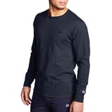 Champion Men's and Big Men's Classic Solid Jersey Long Sleeve T-Shirt ...