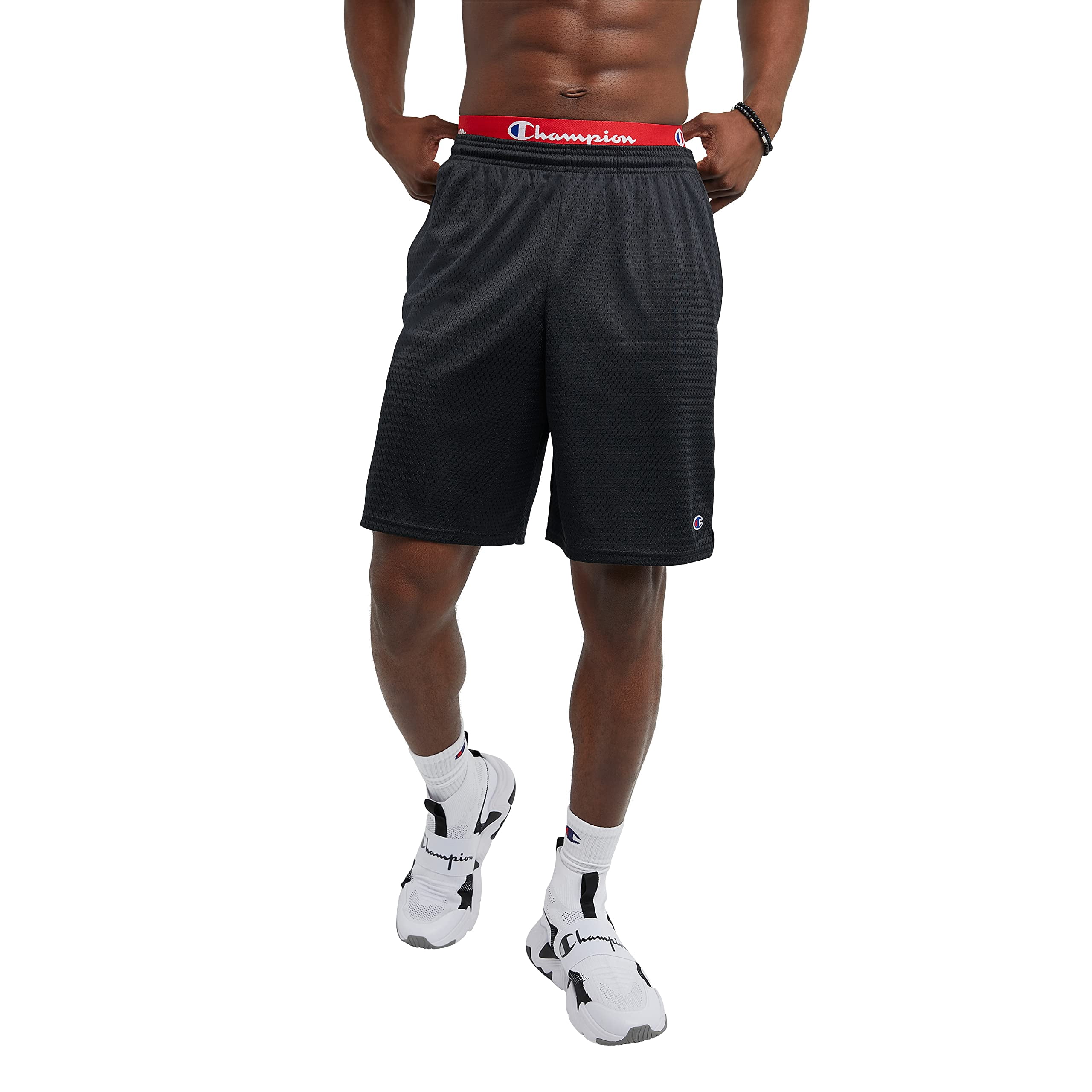 Champion -Mens 9' Shorts, Mesh Shorts, 9', Mesh Basketball Shorts, Mesh ...