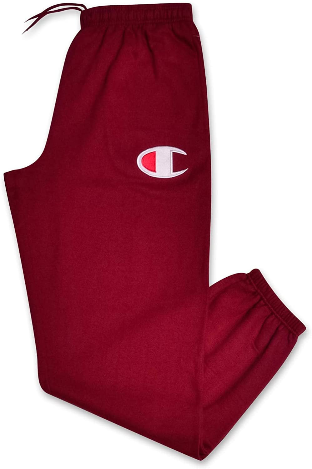 Champion Mens Big and Tall Fleece Jogger Sweatpants with C Logo ...