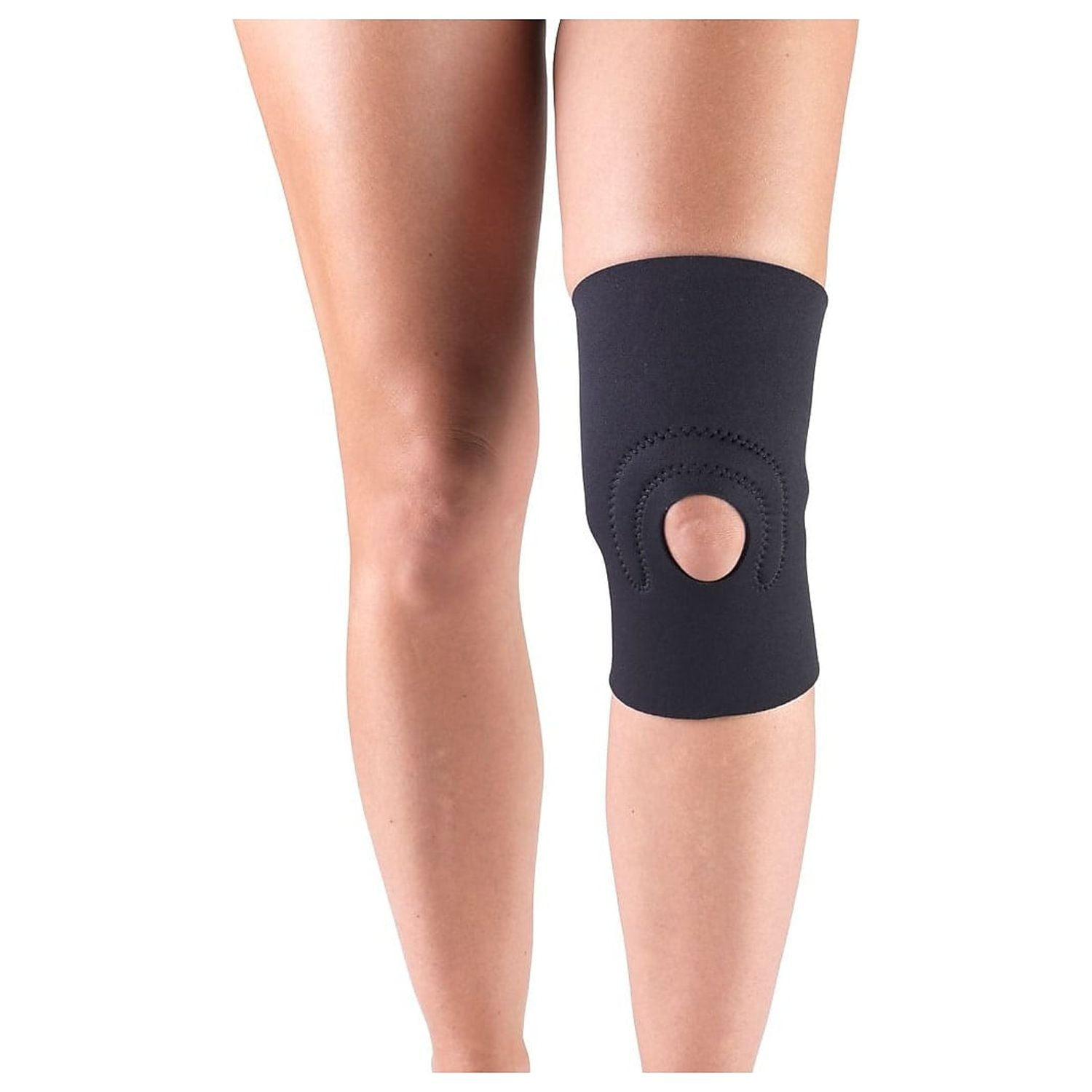Champion Neoprene Knee Support with Hor-Shu Pad, Black, Large - Walmart.com