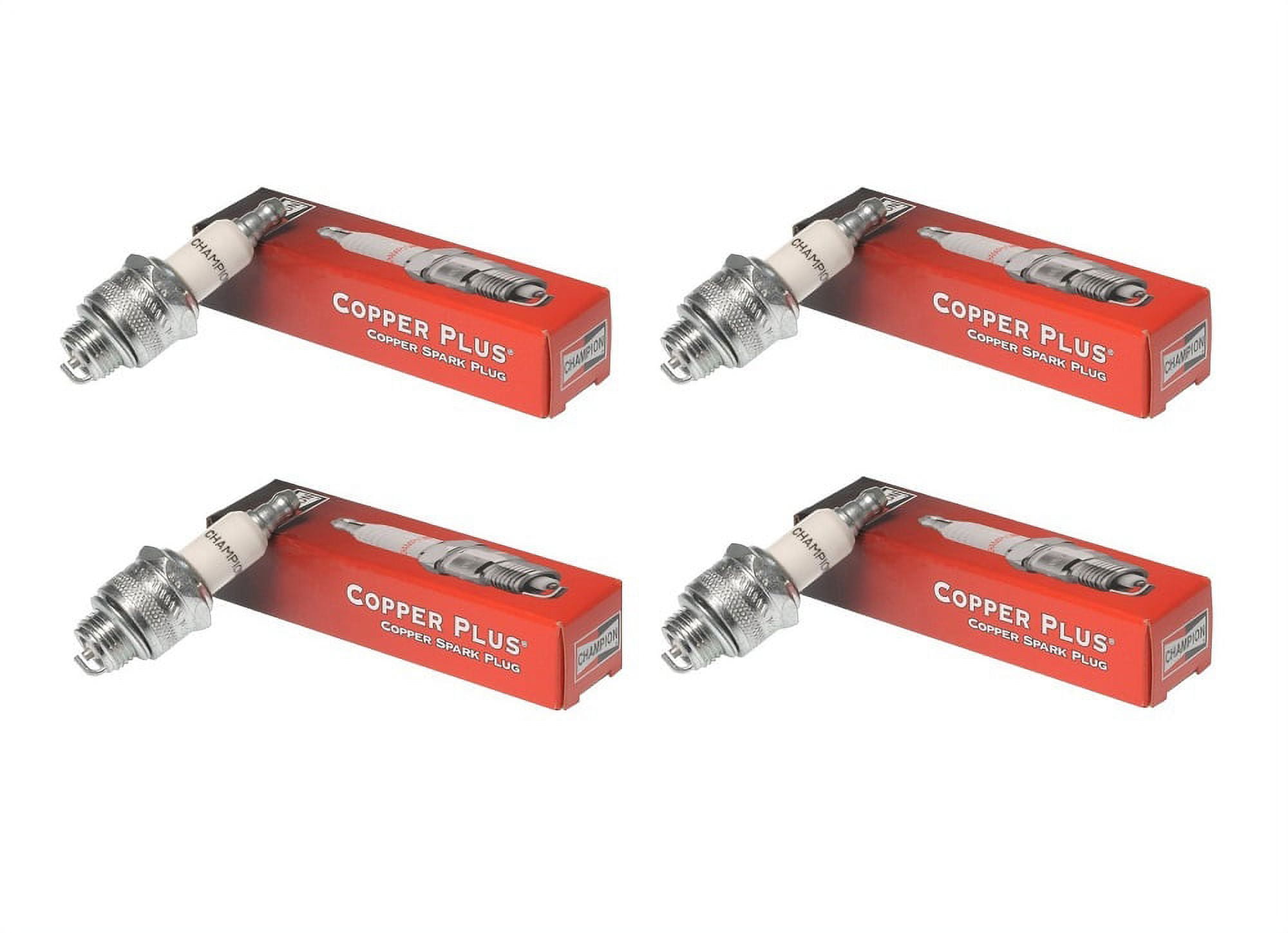 Champion 104 RN4C Copper Plus Spark Plug - 4 Pack - Walmart.com