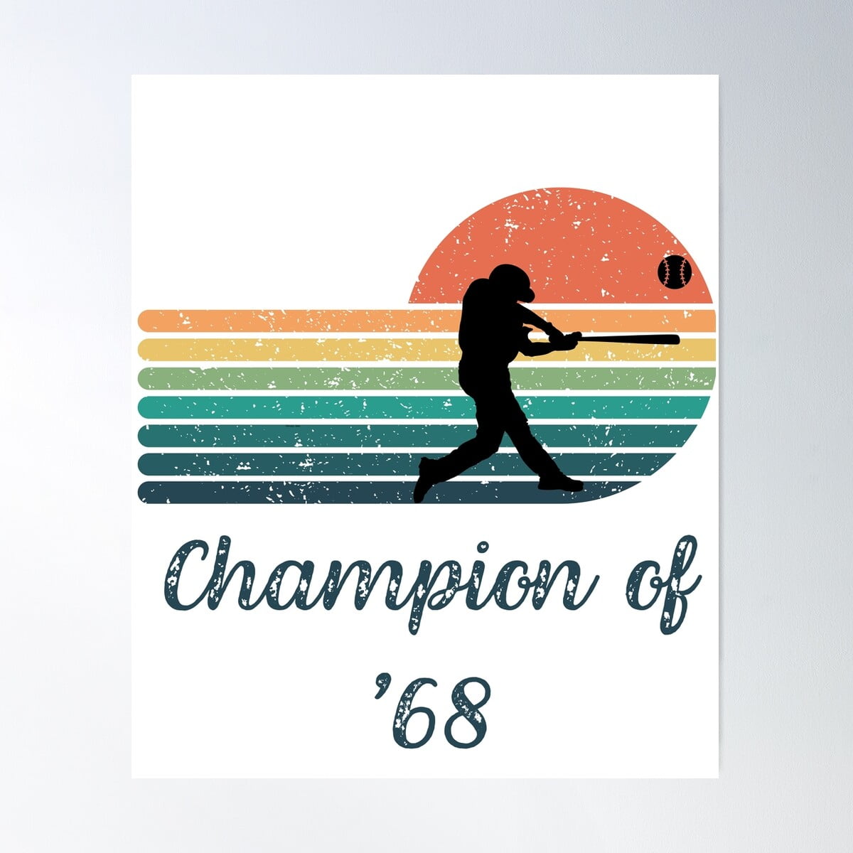 Champion Of '68 Poster Wall Art Bedroom Wall Art Home Decor Office Wall ...