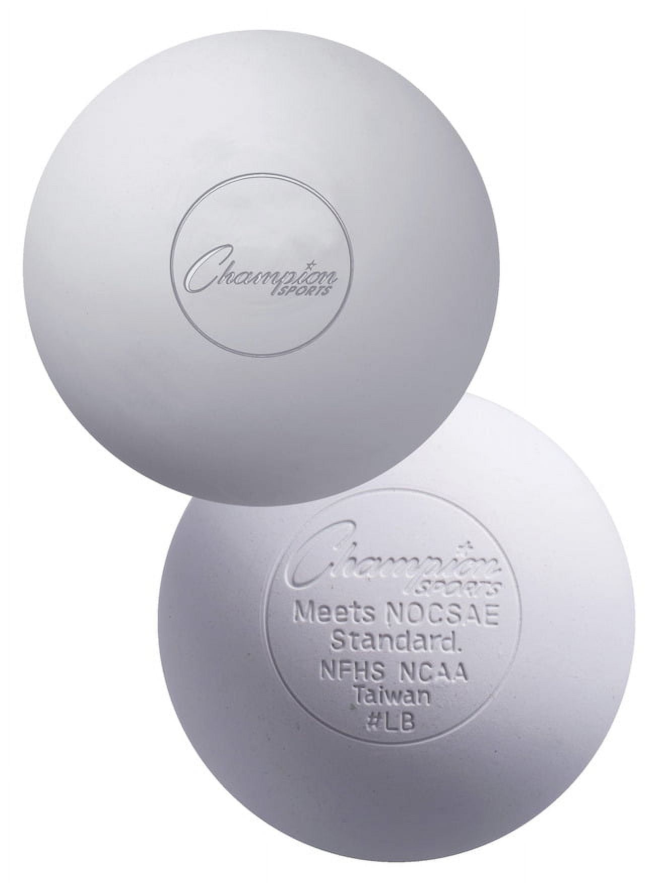 Champion Official NFHS Lacrosse Balls, White, Pack of 12 - Walmart.com