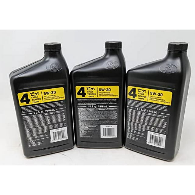 Free Shipping! Champion (Pack of 3) Full Synthetic Motor Oil 5W-30 ...