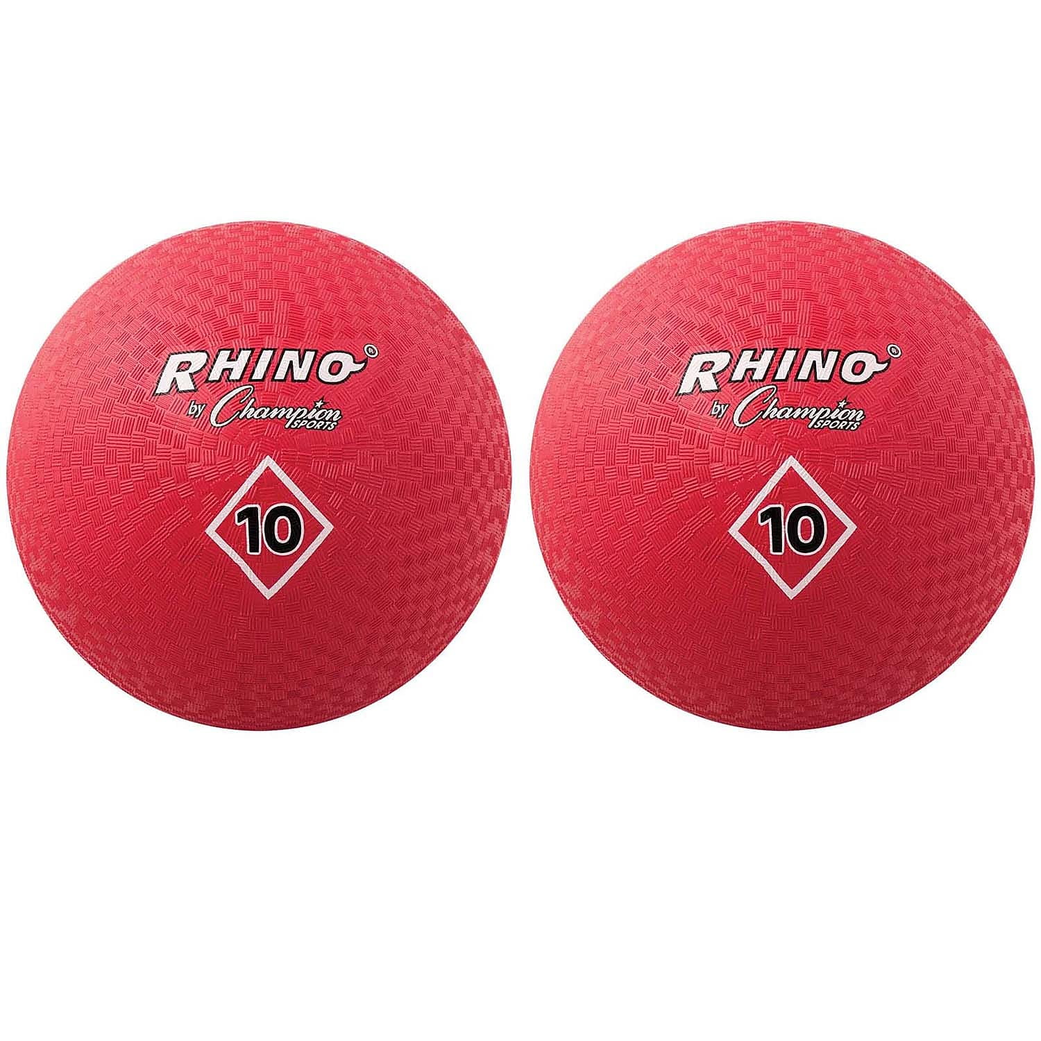 Champion Playground Ball 10" Red Pack of 2 (CHSPG10RD-2) - Walmart.com