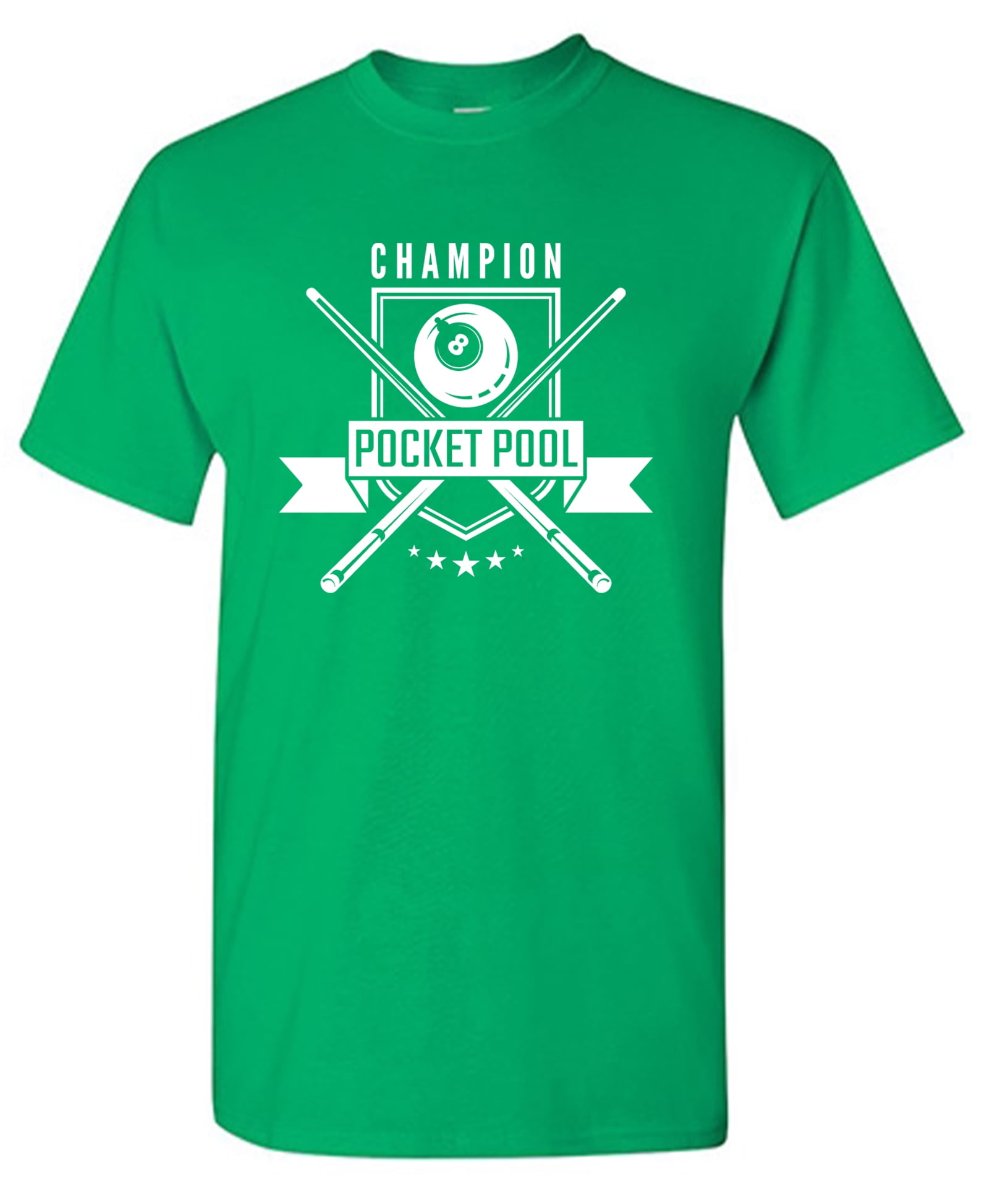 Champion Pocket Pool Sarcastic Humor Graphic Tees Gift For Mens Novelty ...