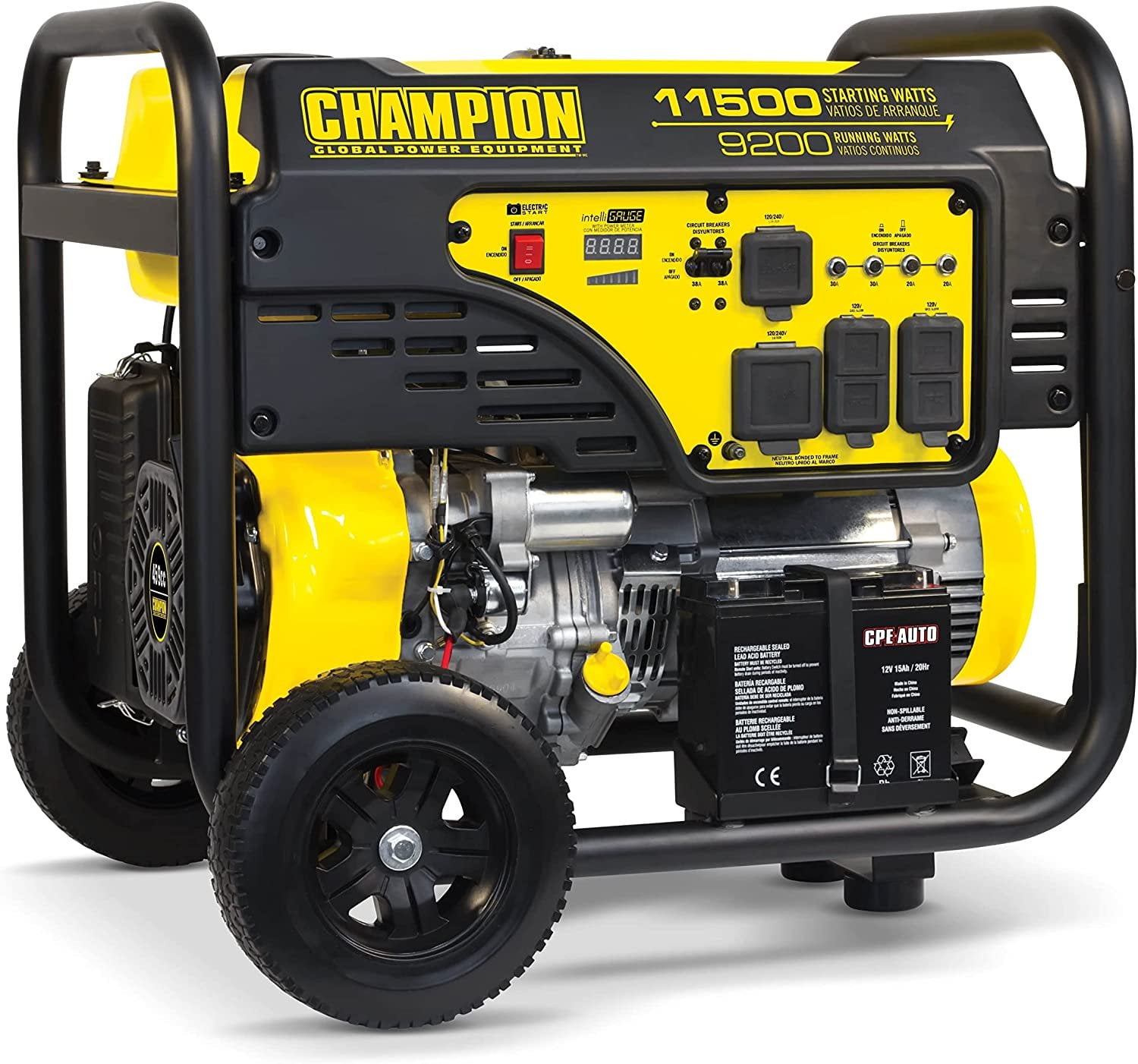 Champion Power Equipment 11,500/9,200-Watt Portable Generator with ...