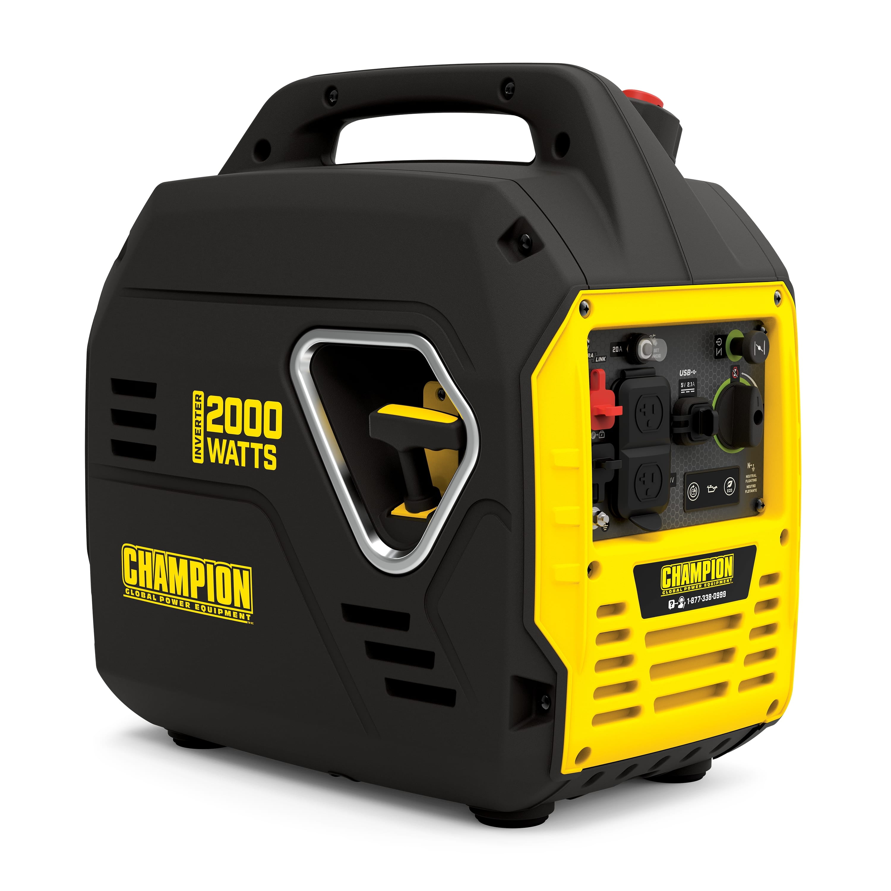 Champion Power Equipment 2000 Watt Pull Cord Start Inverter Generator ...