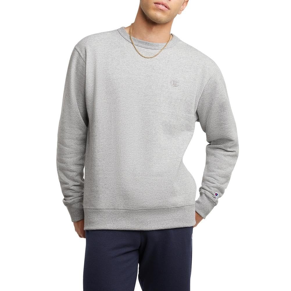 Champion, Powerblend, Fleece, Crewneck Sweatshirt for Men Reg Tall ...