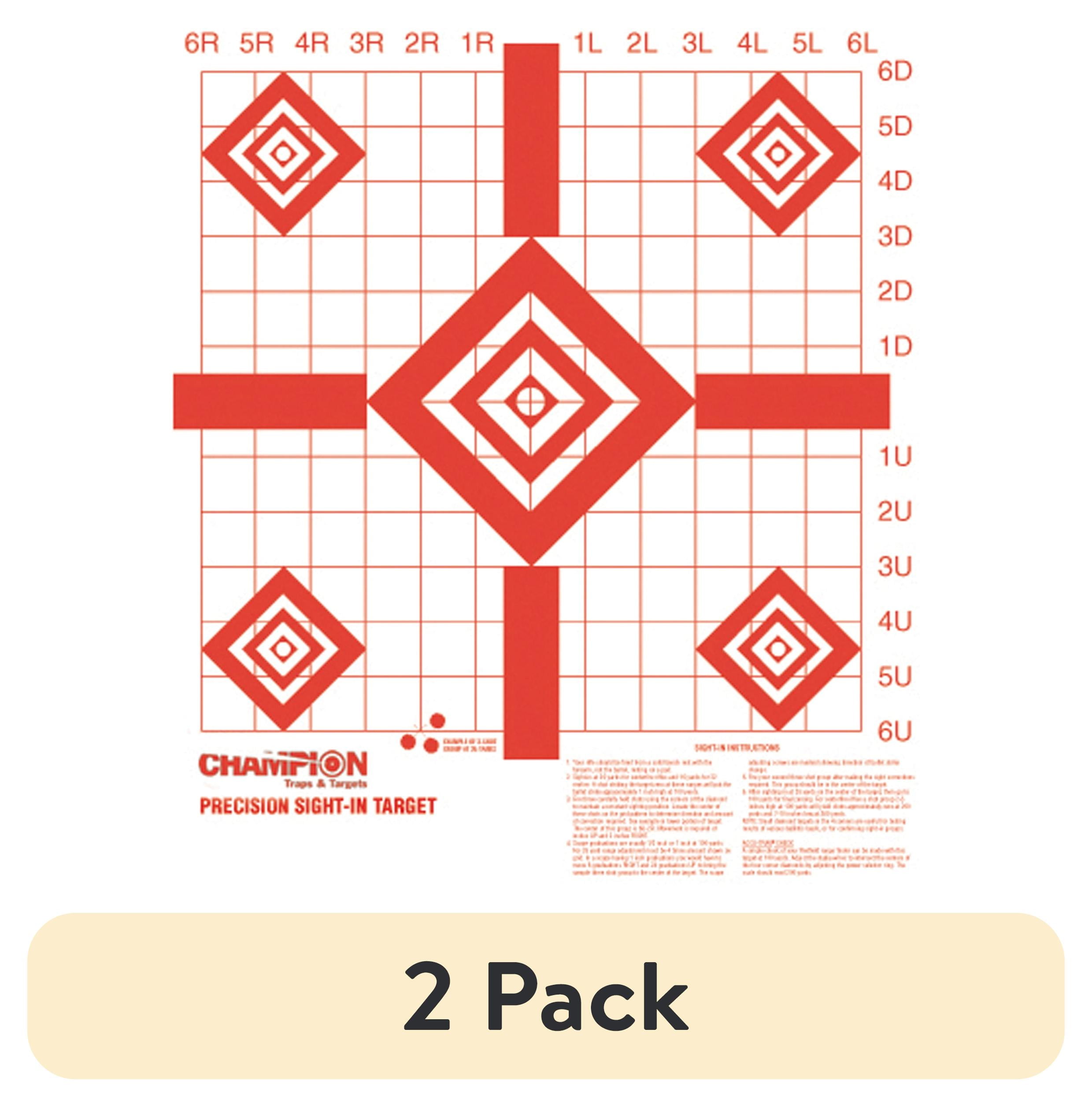 (2 pack) Champion Redfield Style Targets 47388 Prec Sightin 10 ...