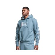 Champion Men's Powerblend Fleece Graphic Script Logo Pullover Hoodie ...