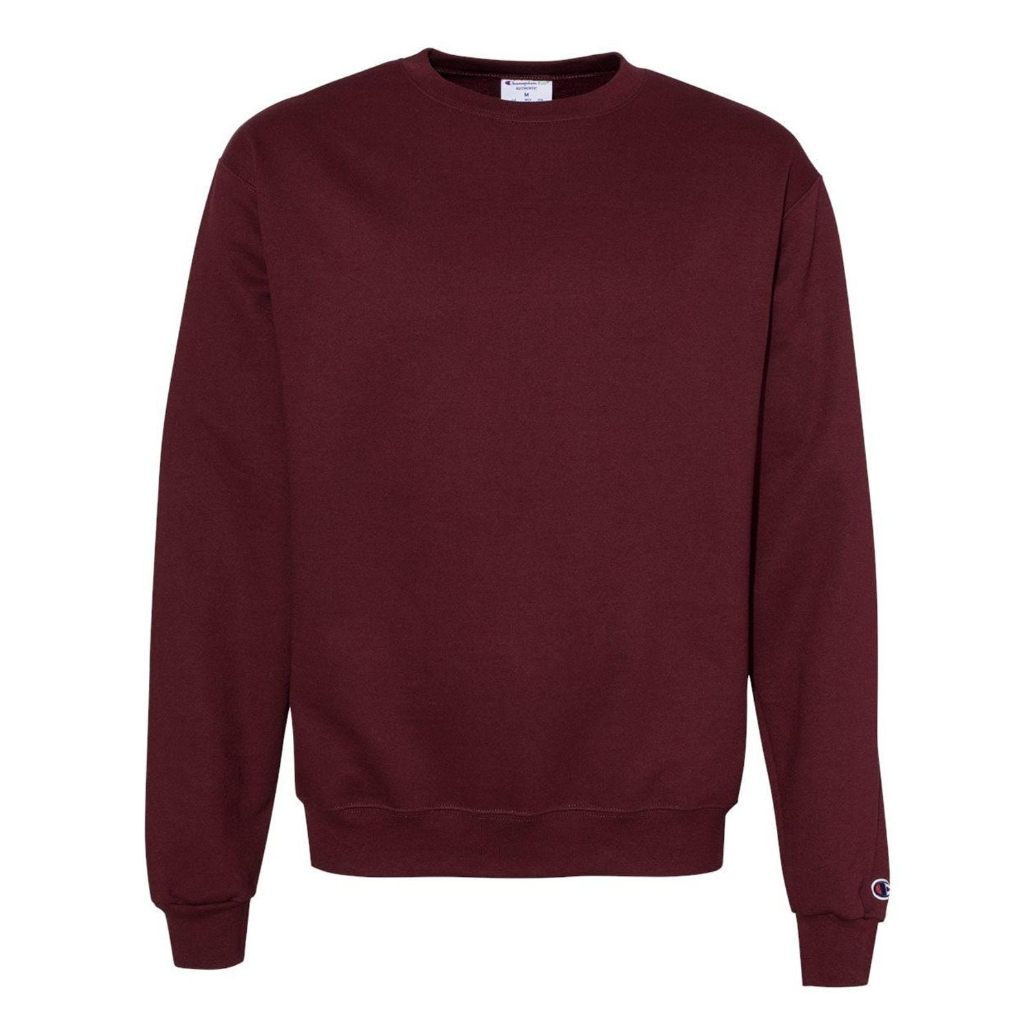 Champion Double Dry Eco Crewneck Sweatshirt Sweater S600 - Men's Maroon ...