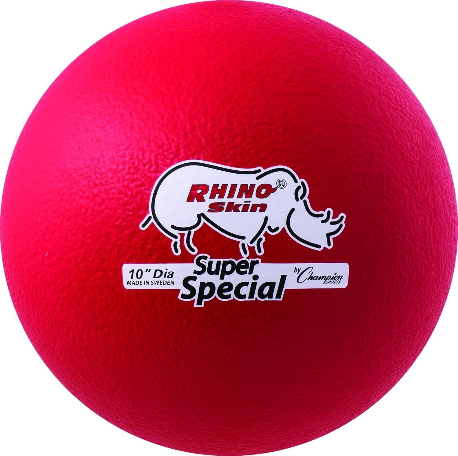 Champion Sports Super Special Rhino Skin Ball Red, 10 Inch - Walmart.com