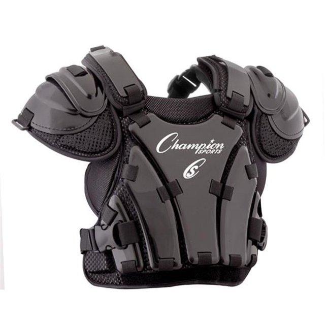 Champion Sports 13 in. Armor Style Chest Protector, Black - Walmart.com