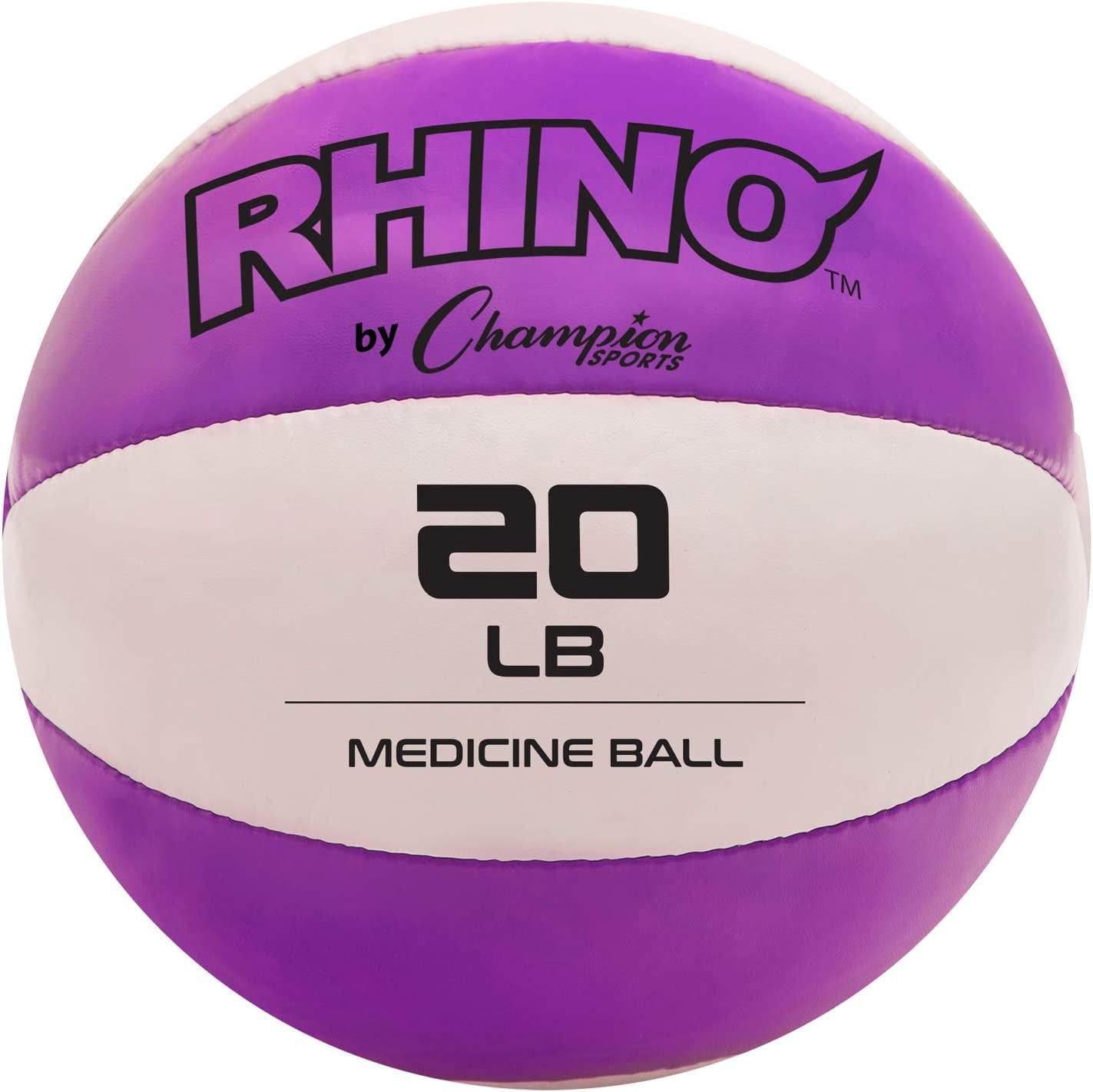 Champion Sports, Exercise Medicine Ball, 19-20 lbs, Leather - Walmart.com