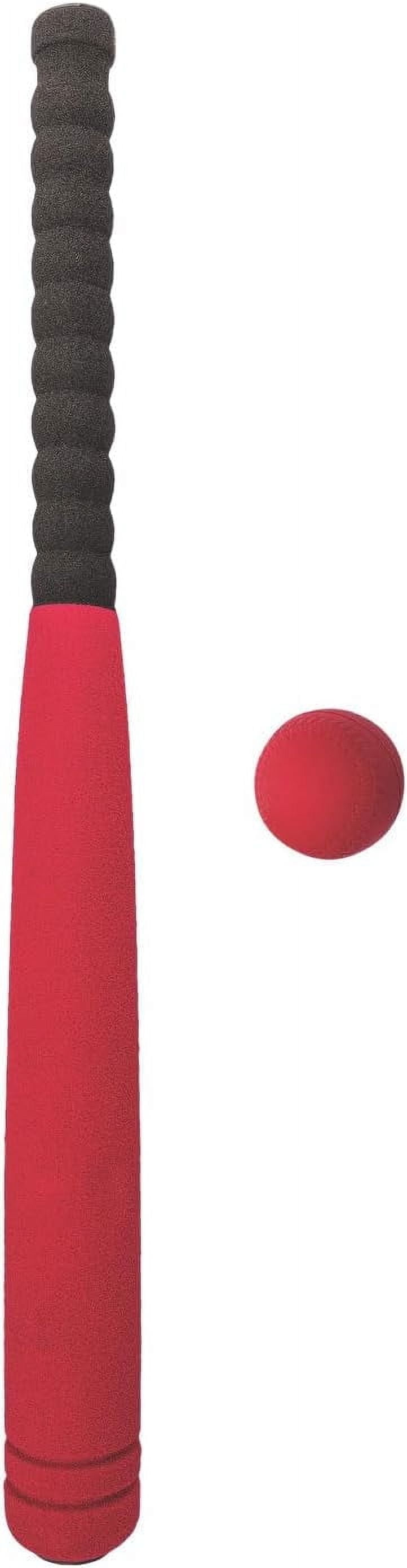 Champion Sports Foam Covered Bat And Ball Combo - Thick Foam Barrel and ...