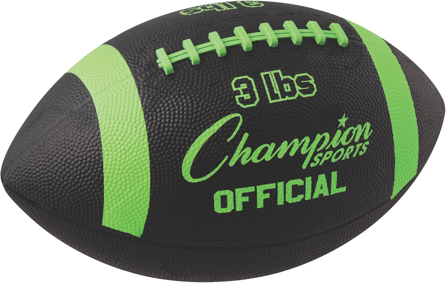 Champion Sports Official Size 3lb Weighted Training Football, Green ...