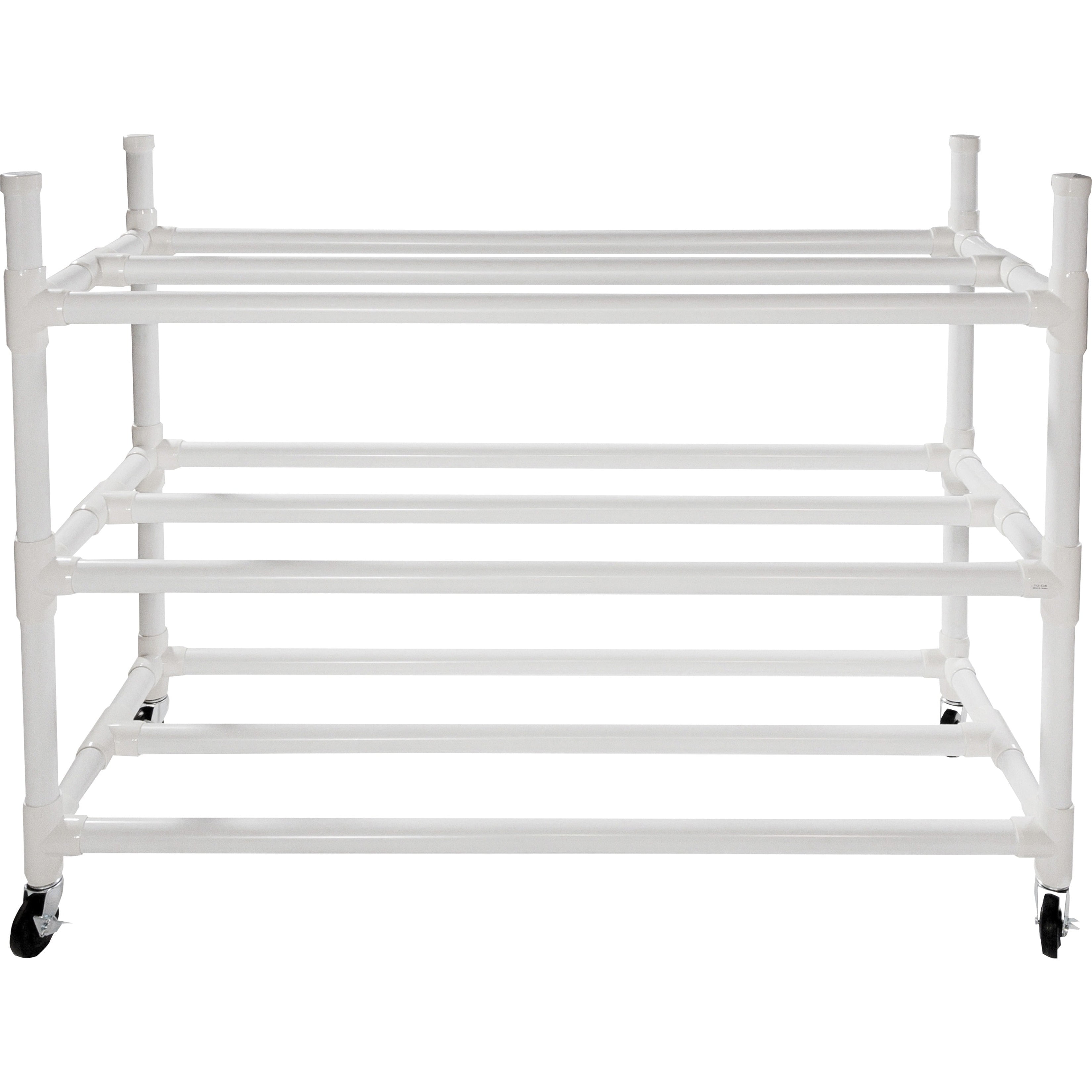 Champion Sports Three Tier Basketball Storage Cart with Locking Swivel ...