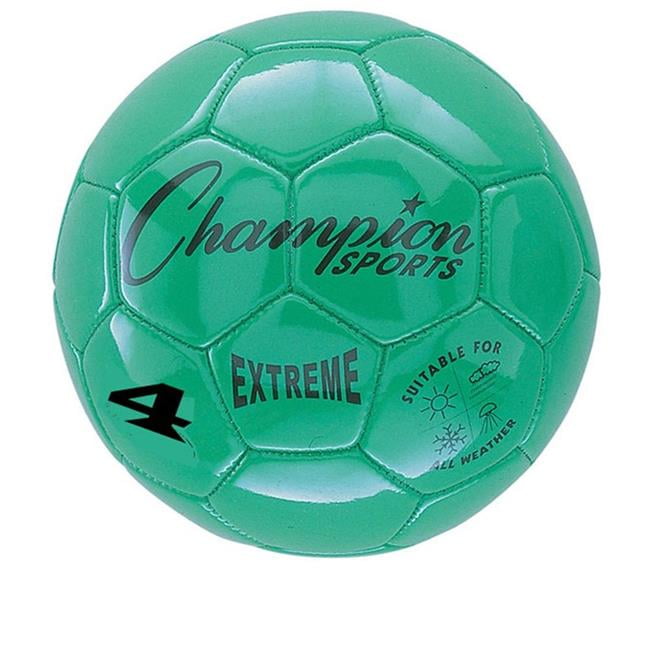 Champion Sports 4 Size Extreme Series Soccer Ball - Green - Walmart.com