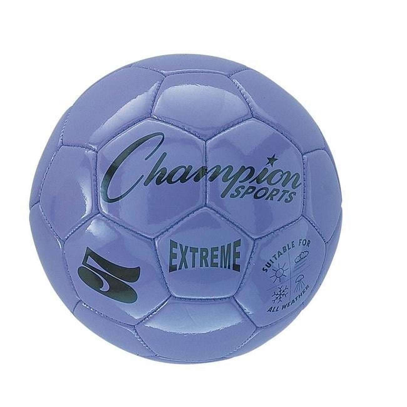 Champion Sports 5 Size Extreme Series Soccer Ball - Purple - Walmart.com