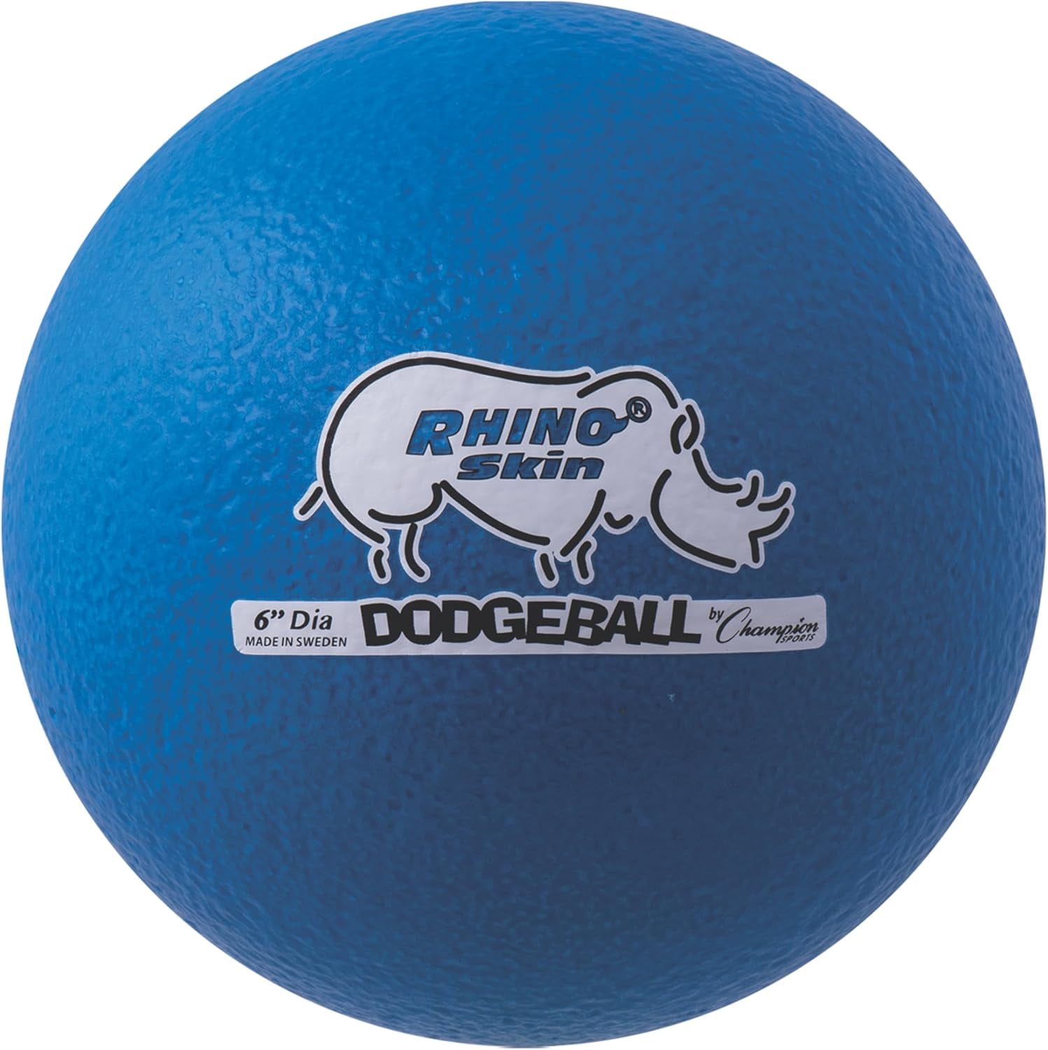 Champion Sports, Rhino Skin Dodgeball, 6" D Neon Blue - Walmart.com