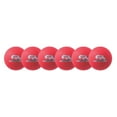 Champion Sports 6 Inch Rhino Skin Low Bounce Dodgeball Set Neon Red ...