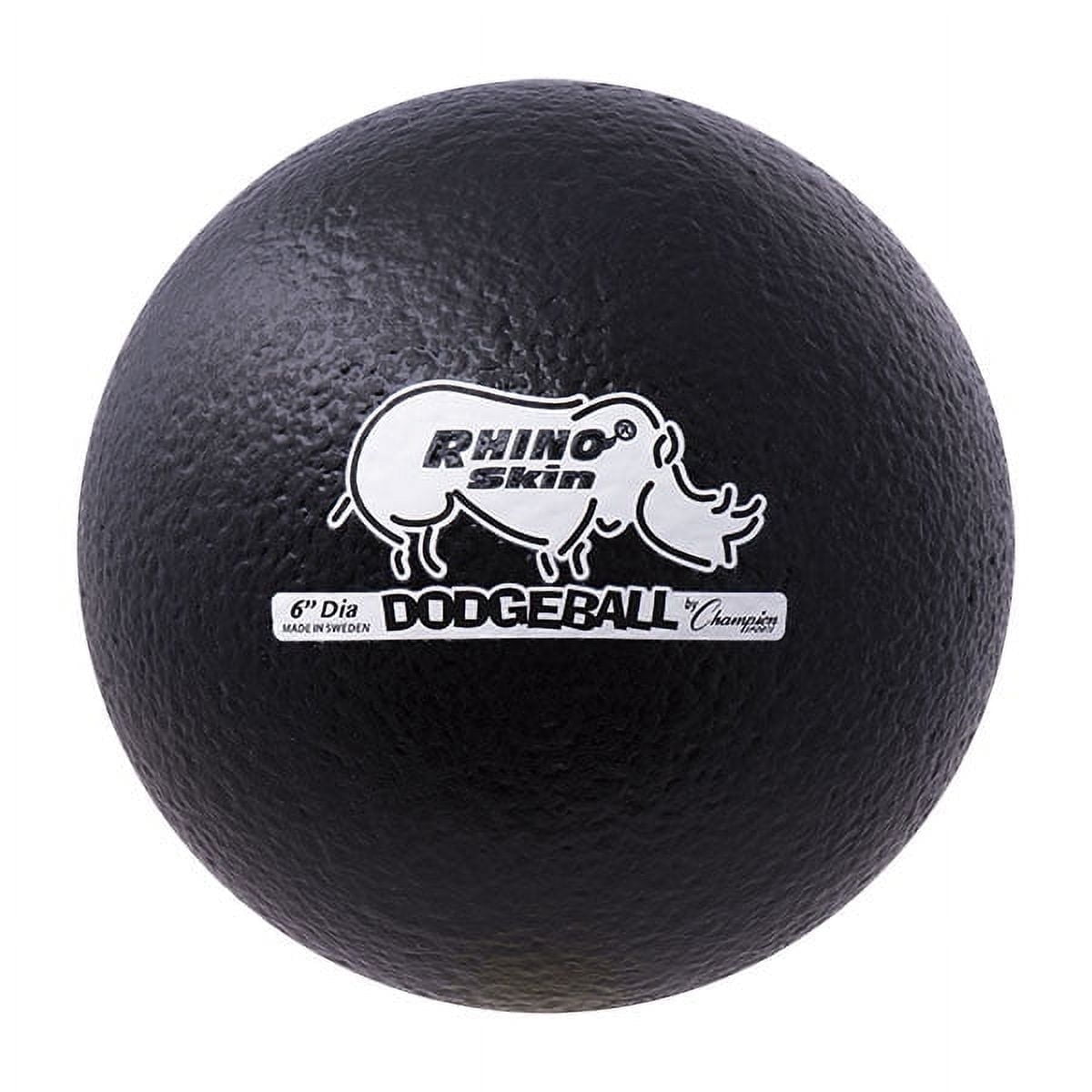 Champion Sports Rhino Skin Dodgeball , Black, 6 Inch - Walmart.com