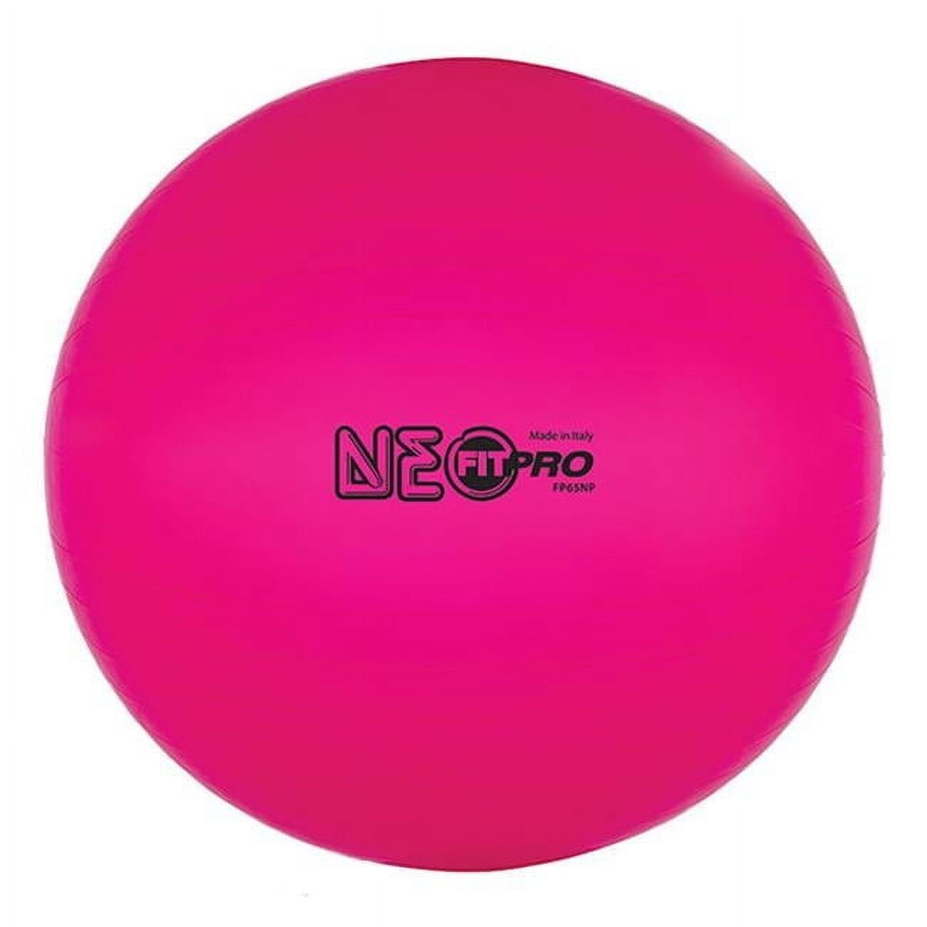 Champion Sports 65 cm Fitpro Training & Exercise Ball, Neon Pink ...