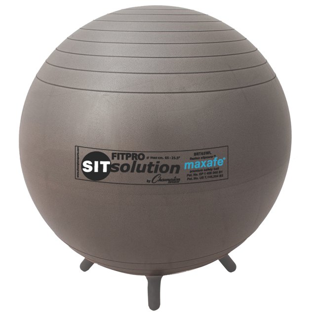 Champion Sports 65 cm Maxafe® Sitsolution Ball With Stability Legs ...