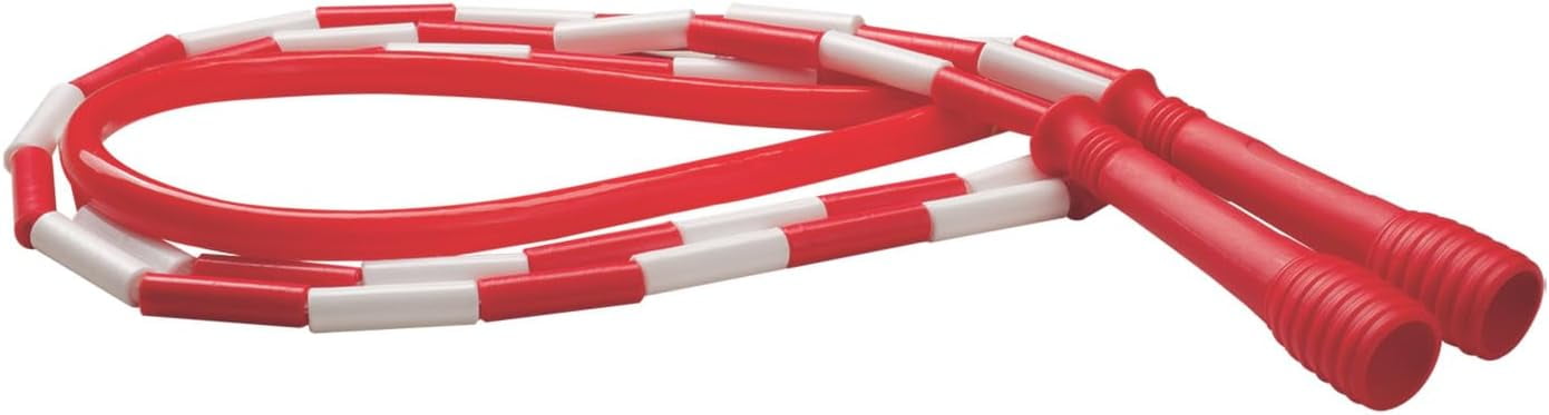 Champion Sports Deluxe XU Beaded Jump Rope, 7'L, Red/White - Walmart.com