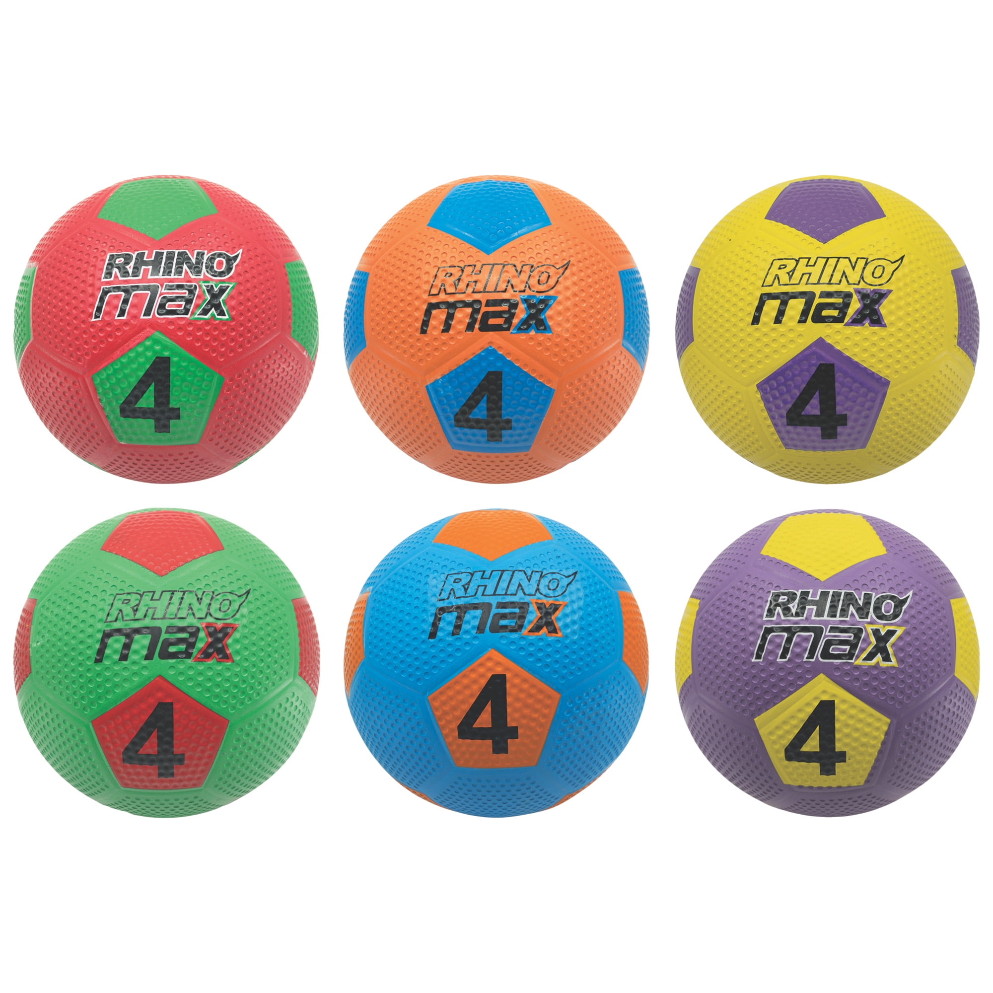 Champion Sports 8.5 Inch Rhino Max Playground Soccer Ball Set - Walmart.com