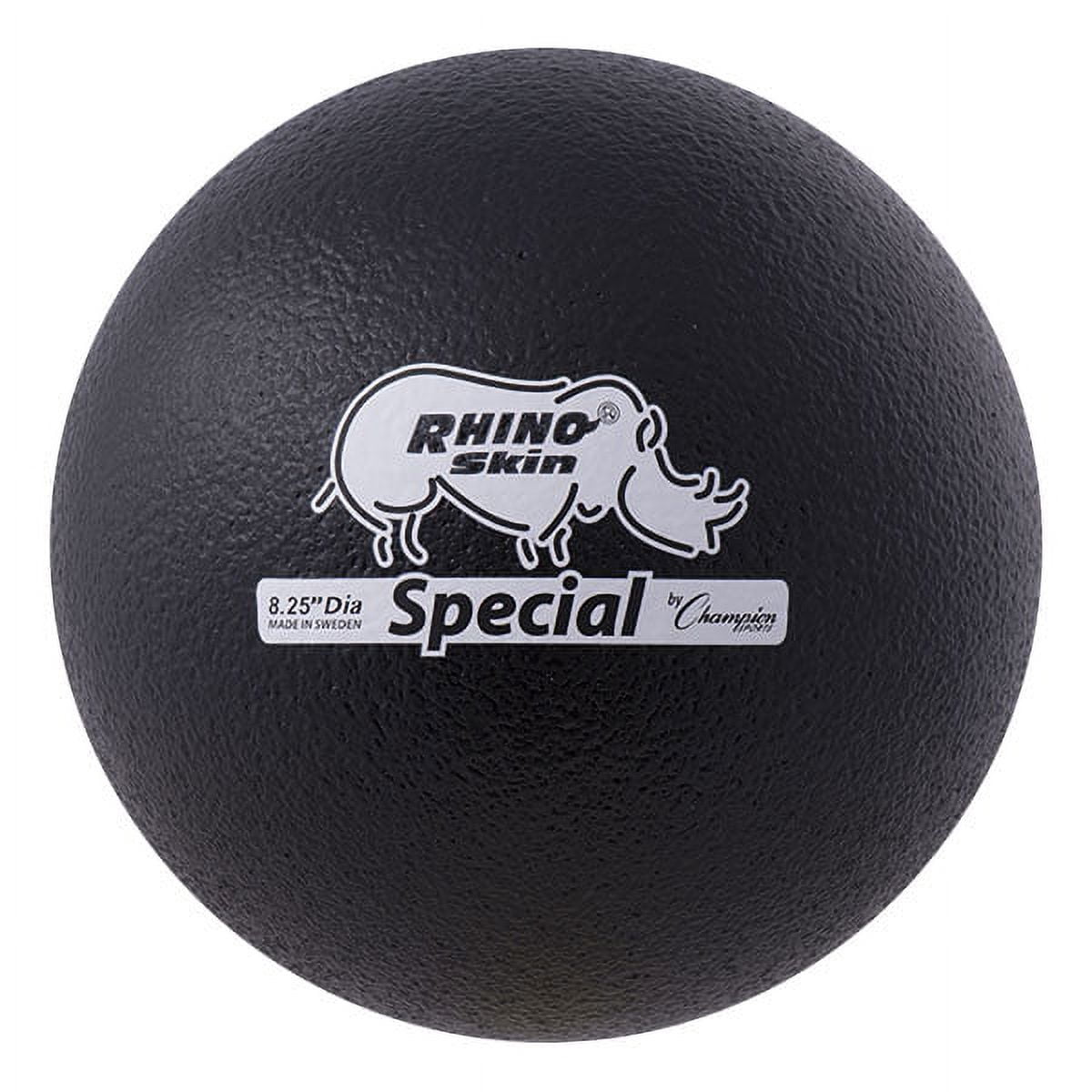 Champion Sports 8.5 Inch Rhino Skin Special Dodgeball Black - Walmart.com