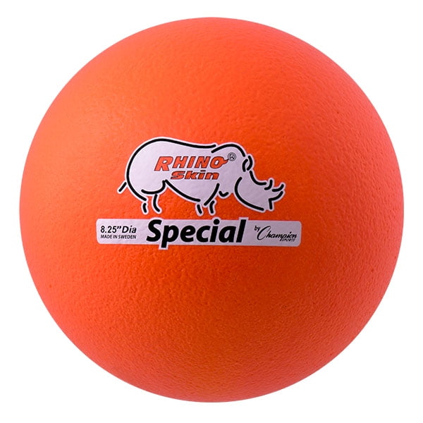 Champion Sports 8.5 Inch Rhino Skin Special Dodgeball Neon Orange ...