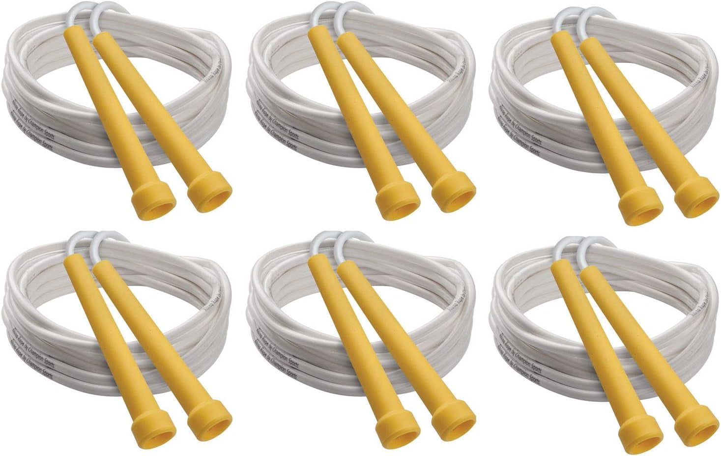 Champion Sports RSR Series Licorice Rhino Speed Jump Ropes, 8-Feet (Set ...